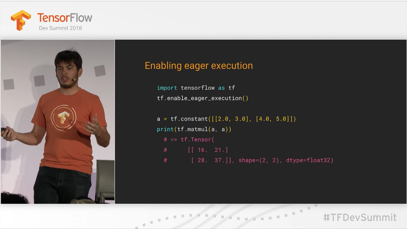 Recap งาน TensorFlow Dev Summit 2018 : ตอน Eager Execution | by Sirinart Tangruamsub | Medium
