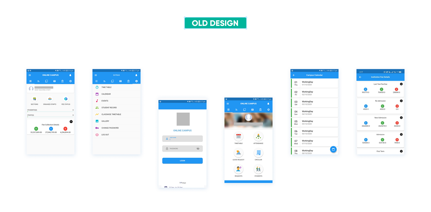 Redesigning the Interface of Online Campus Mobile! | by Ansith Mohd ...
