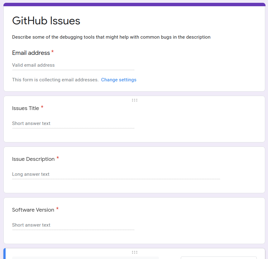 Formalizing Issue Submission in GitHub through Google Forms | by Arnesh ...