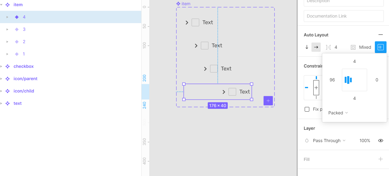 Checkbox Tree Component in Figma. Using Variants and Auto Layout 3 | by Masha S | Prototypr