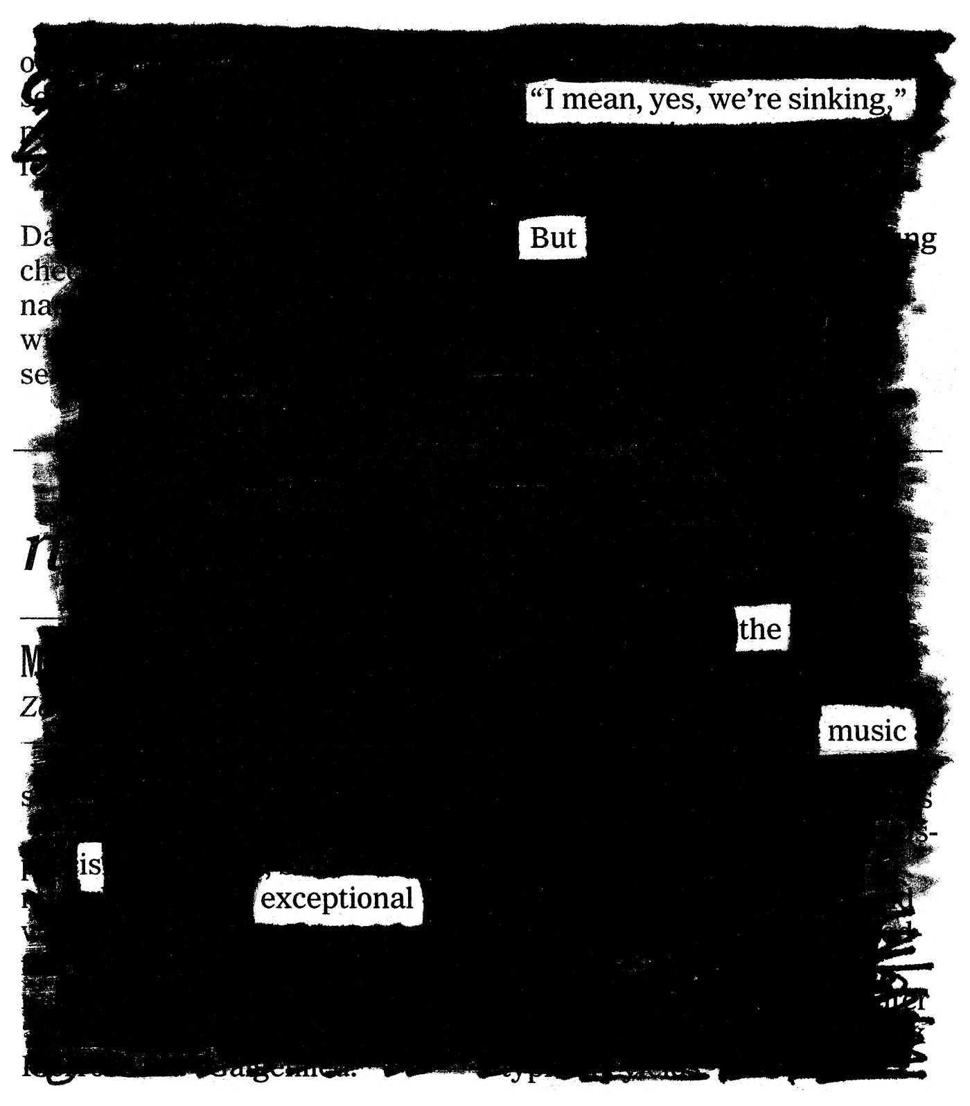 Newspaper + marker = poetry. The story behind my newspaper blackout ...