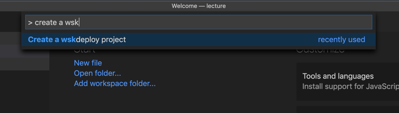 Introducing VSCode IDE extension for Apache OpenWhisk | by Seonghyun Oh | Apache OpenWhisk | Medium