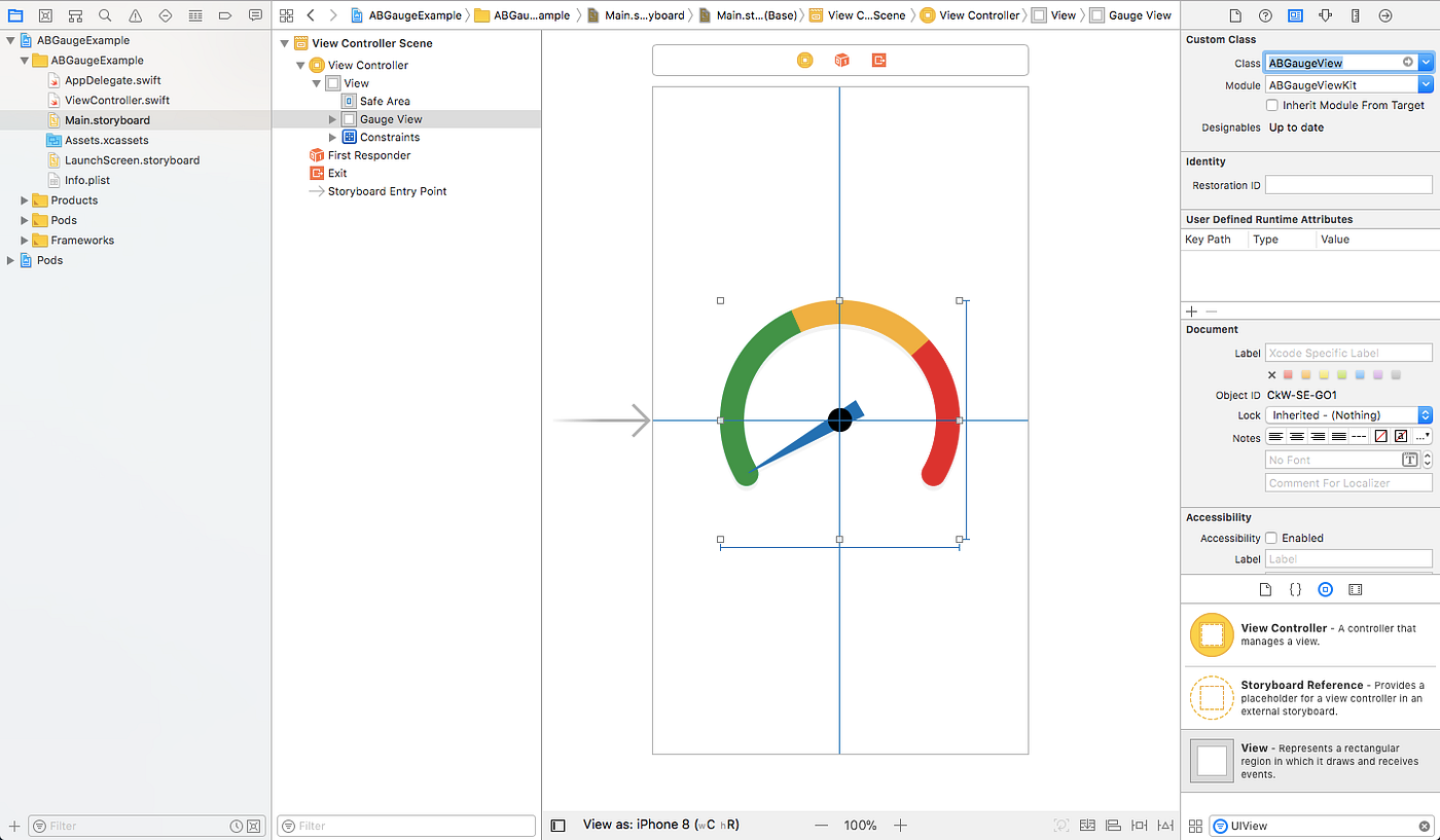 iOS: Create GaugeView/Speedometer in Swift 4 using ABGaugeViewKit | by Ajay Bhanushali | Ajay ...