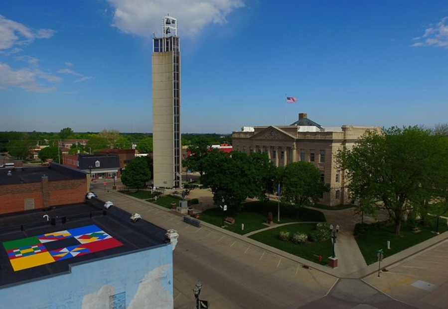 From Tower, Jefferson is a Giant Canvas | by Iowa Culture | Iowa Arts ...