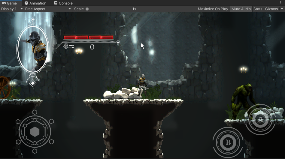 Getting our Game HUD Built. Now that we have our shop set built in ...