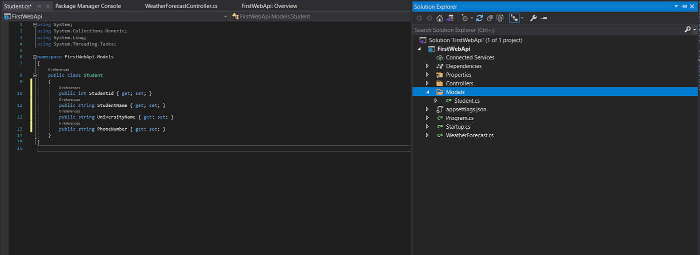 Create a Simple Web API Project with ASP .NET Core and Entity Framework ...
