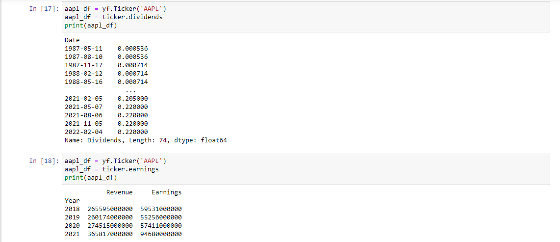PULLING FINANCIAL DATASET USING YAHOO FINANCE API IN PYTHON | by ...