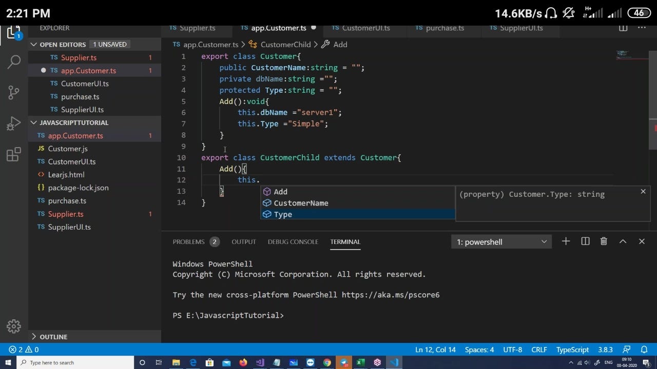 Access Modifiers And Constructor In Typescript By Pooja Shinde Medium 9690