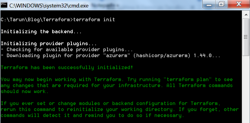 A Demo on Terraform: Create Azure Resource Group | by tarun bhatt | DevOps Dudes | Medium