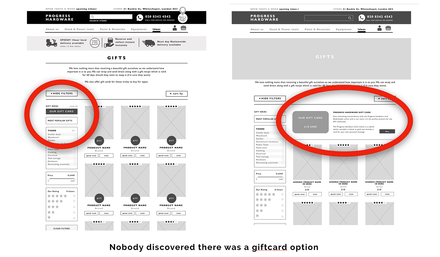 Designing an E-commerce website for a hardware store: A UX Case Study ...