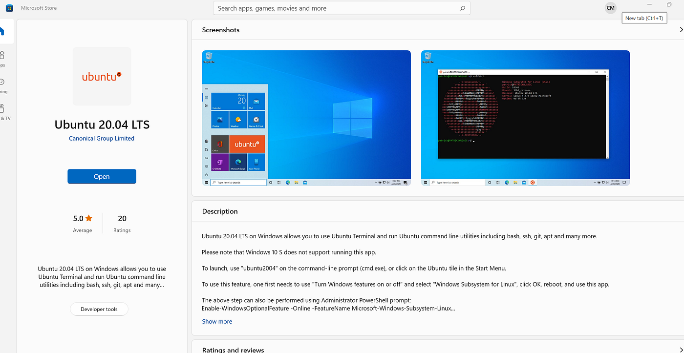 How to run Linux / Ubuntu 20.04 LTS in your Windows 11 - Caio Moreno - Medium