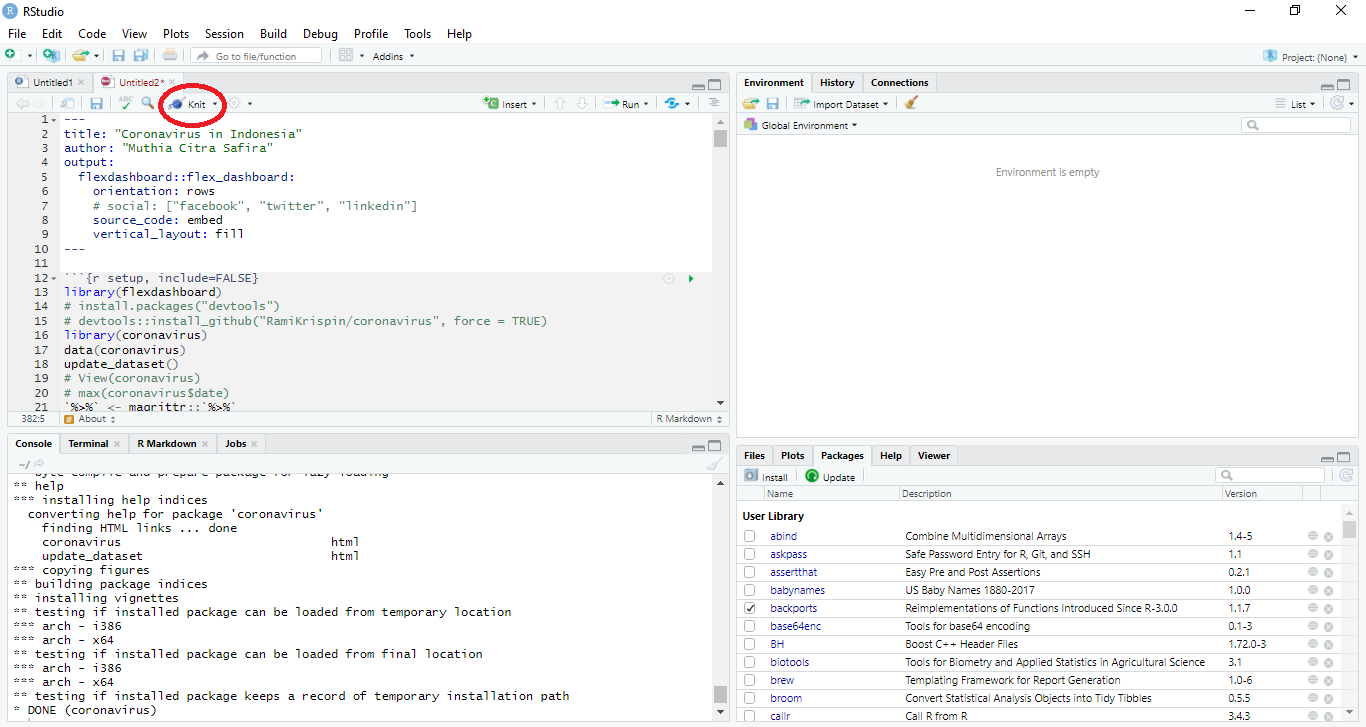 Membuat Grafik Covid-19 di RStudio | by Muthia Citra Safira | Medium