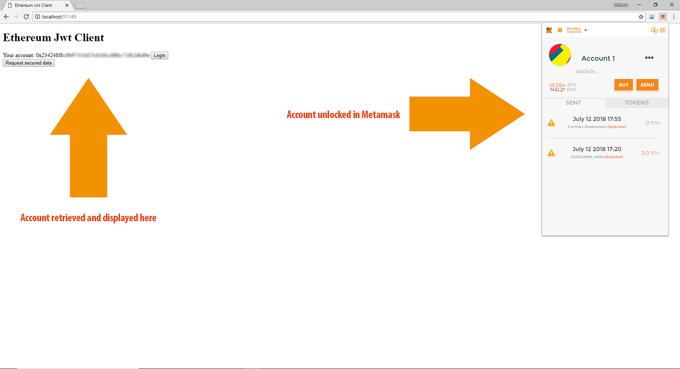 Secure Aspnet Core 2 Api With Ethereum Blockchain By Michele Pisicoli Coinmonks Medium