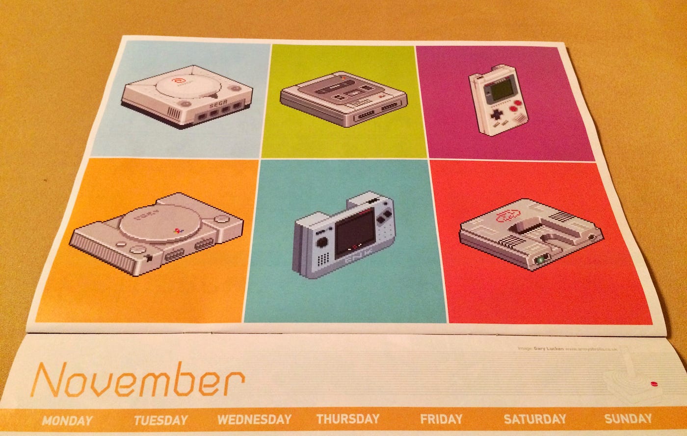 Retro Gamer 2018 Calendar. Retronator Photo Review | by Matej ‘Retro ...