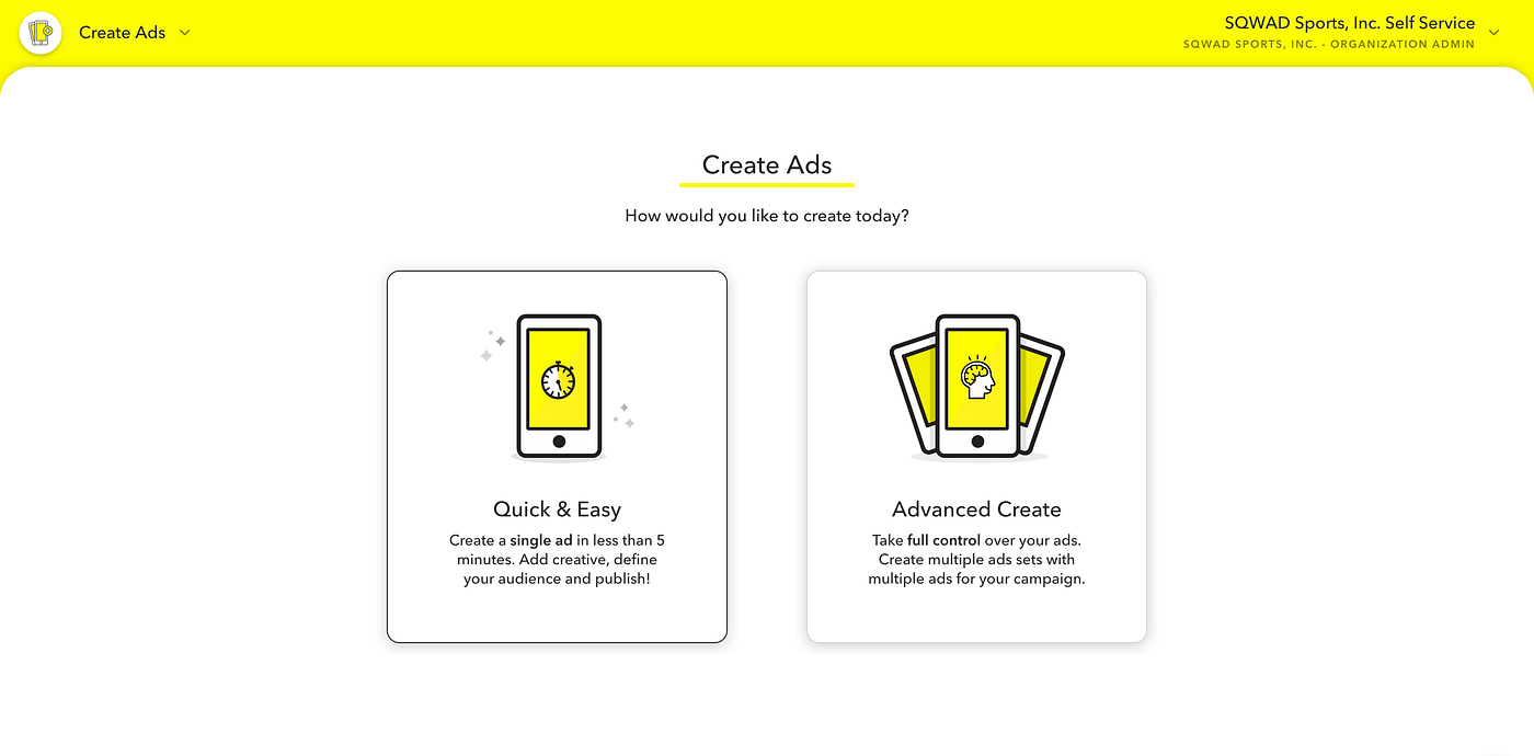 Sports Team Guide To Snapchat Ads |PART 3: Make an ad and choose the ...