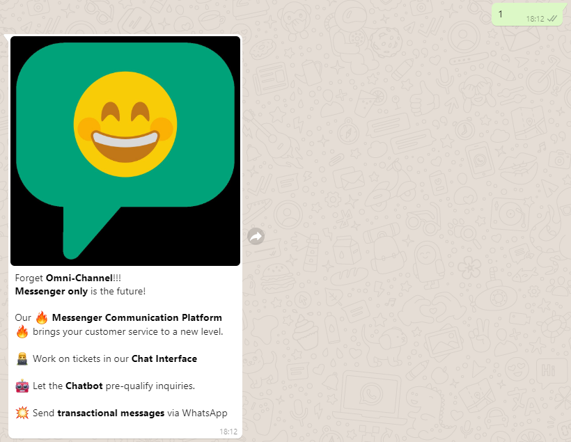Building A Whatsapp Chatbot In 5 Minutes Without Coding By Thomas Kraehe Towards Data Science