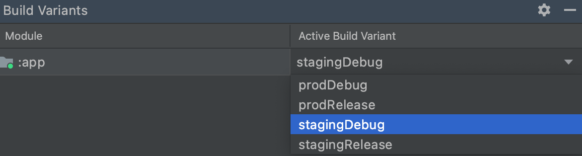 Setting up Different Environments in Android Studio using Build Variants (Native and React ...