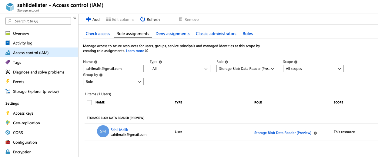 Access Azure Blob Storage With Standards Based Oauth Authentication By Sahil Malik