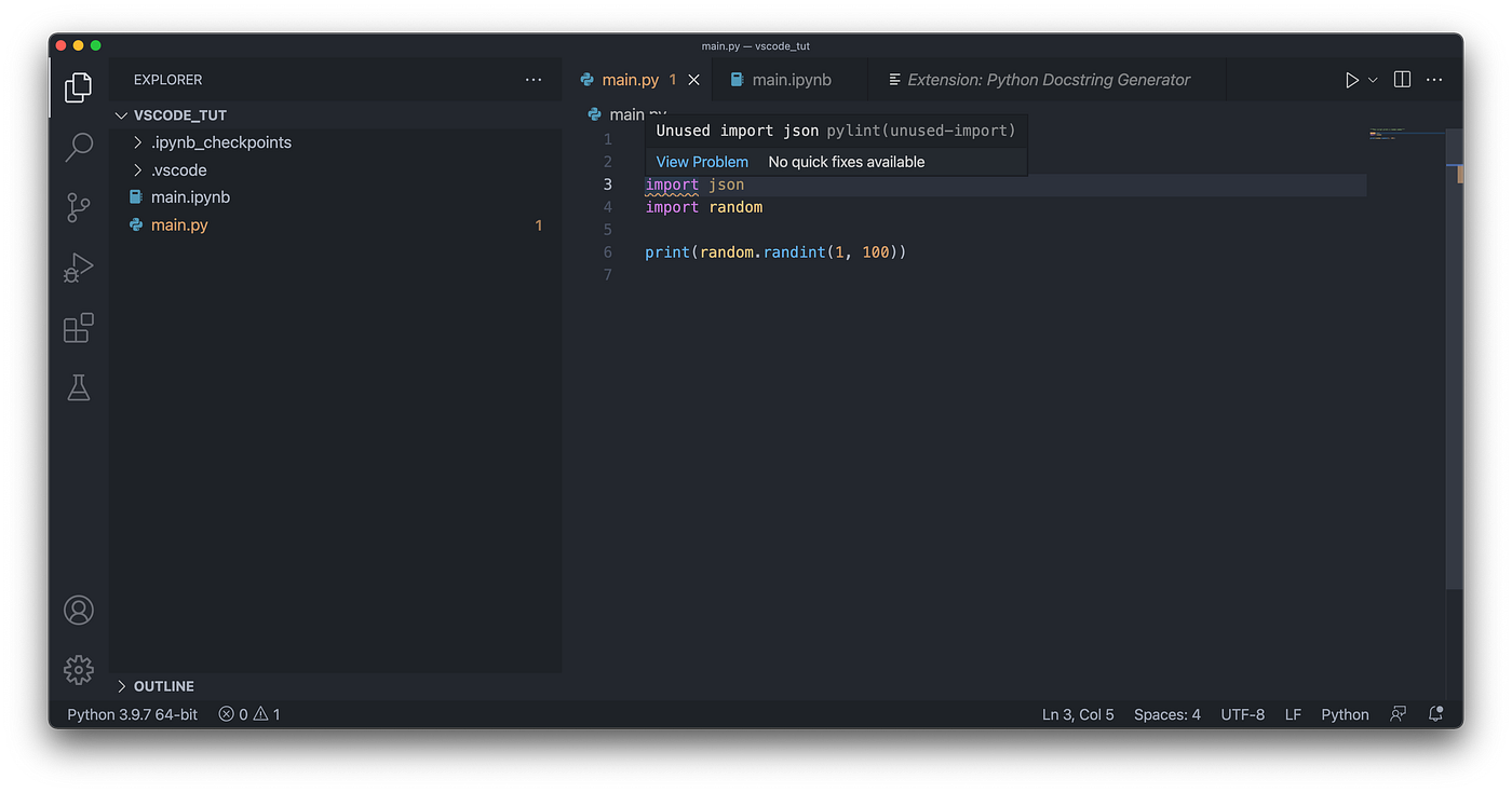 Visual Studio Code for Python and Data Science? Top 3 Plugins You Must Have | by Dario Radečić ...