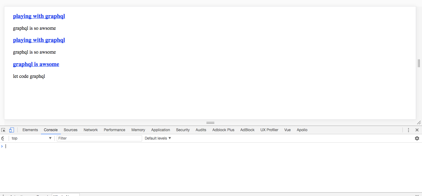 Building a GraphQL app from zero to hero using node JS and vue.js part 3 | by Bensigo Egwey | Medium