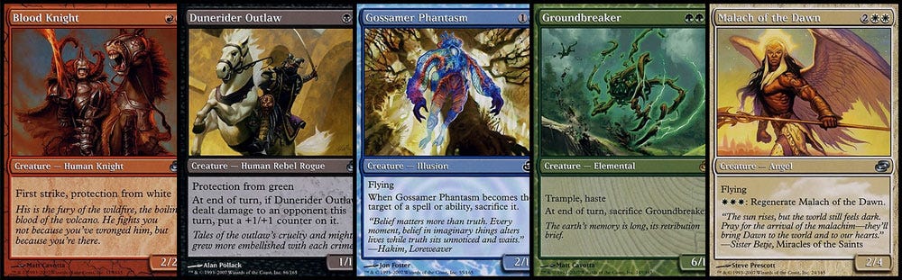 The graphic design for Magic, the Gathering card frames | by Raphael ...