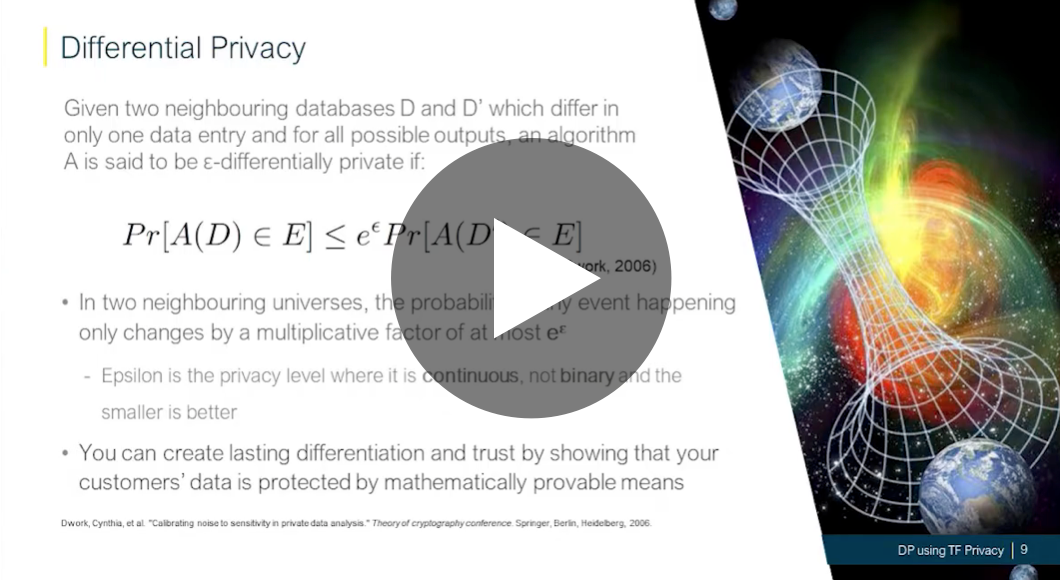 Building Differentially private Machine Learning Models Using ...