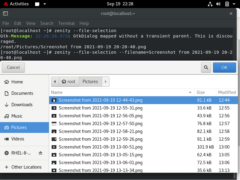 Linux — Zenity command. ARTH2.0 — Task 1.1 | by Akansha Waghole | Medium