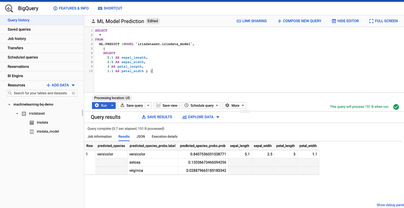 Introduction to Machine Learning in Google BigQuery | by Sourabh Jain ...