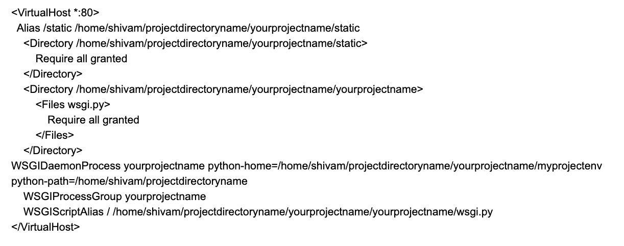 Deploy Django Application on Google cloud using Apache2 and mod_wsgi | by Shivam Kohli | Medium