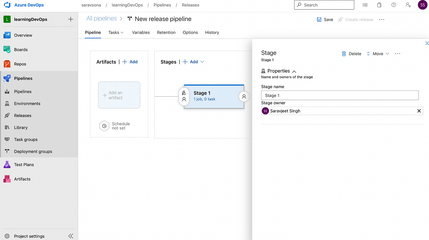 Azure DevOps — Create CI/CD pipelines — Hands On | by Saravjeet Chaggar ...