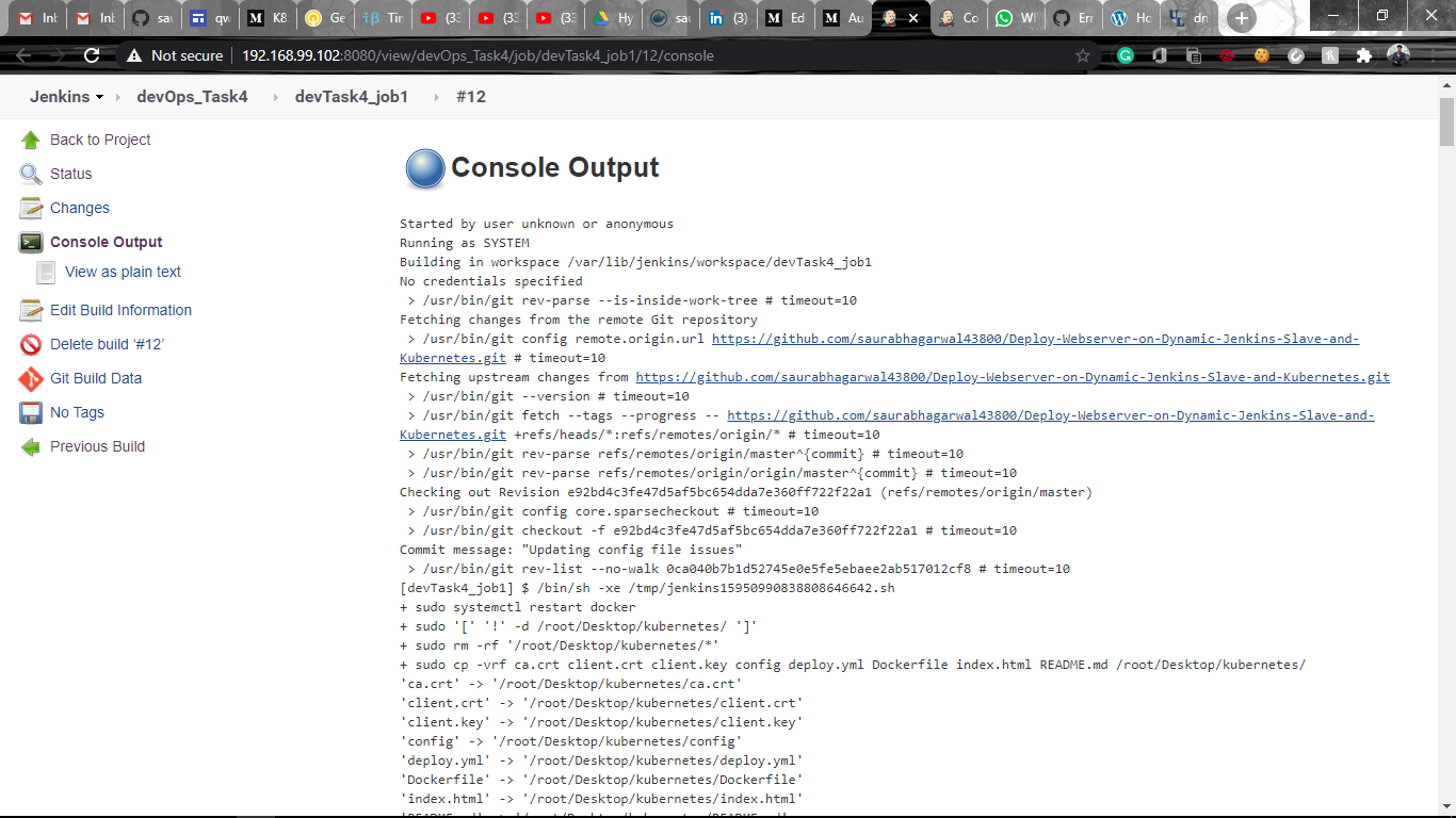 Webserver With Live Rolling Updates Using Dynamic Jenkins Slave And Kubernetes By Saurabh