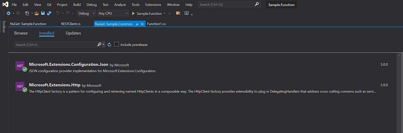 Dependency Injection for Azure Functions App and Visual Studio | by ...