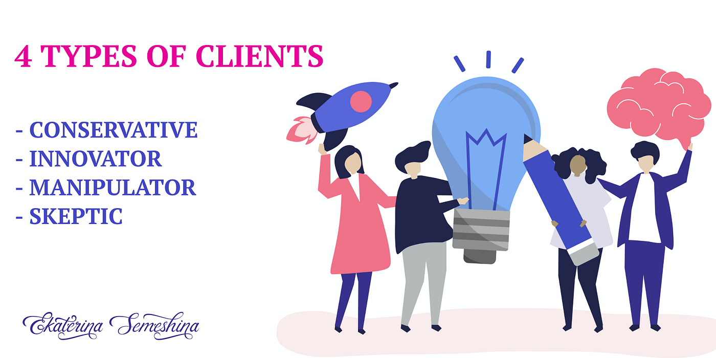 4 BASIC TYPES OF CLIENTS YOU’LL ENCOUNTER EVERYWHERE | by Ekaterina ...