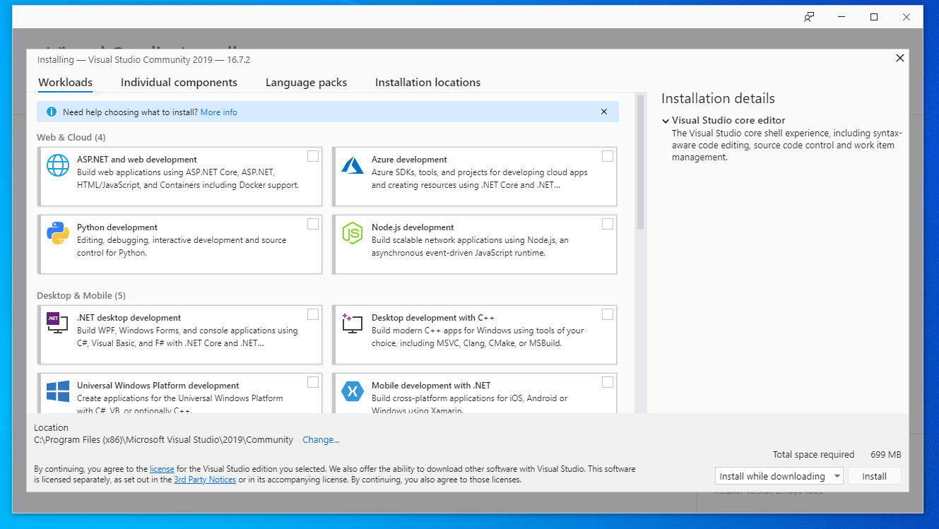 How to Install Visual Studio 2019 for Free | by Nikola Ciganović | Medium
