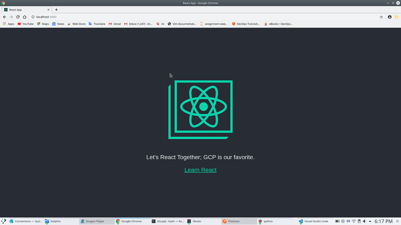 Deploying React Application Using Docker And Google Cloud Platform: A ...