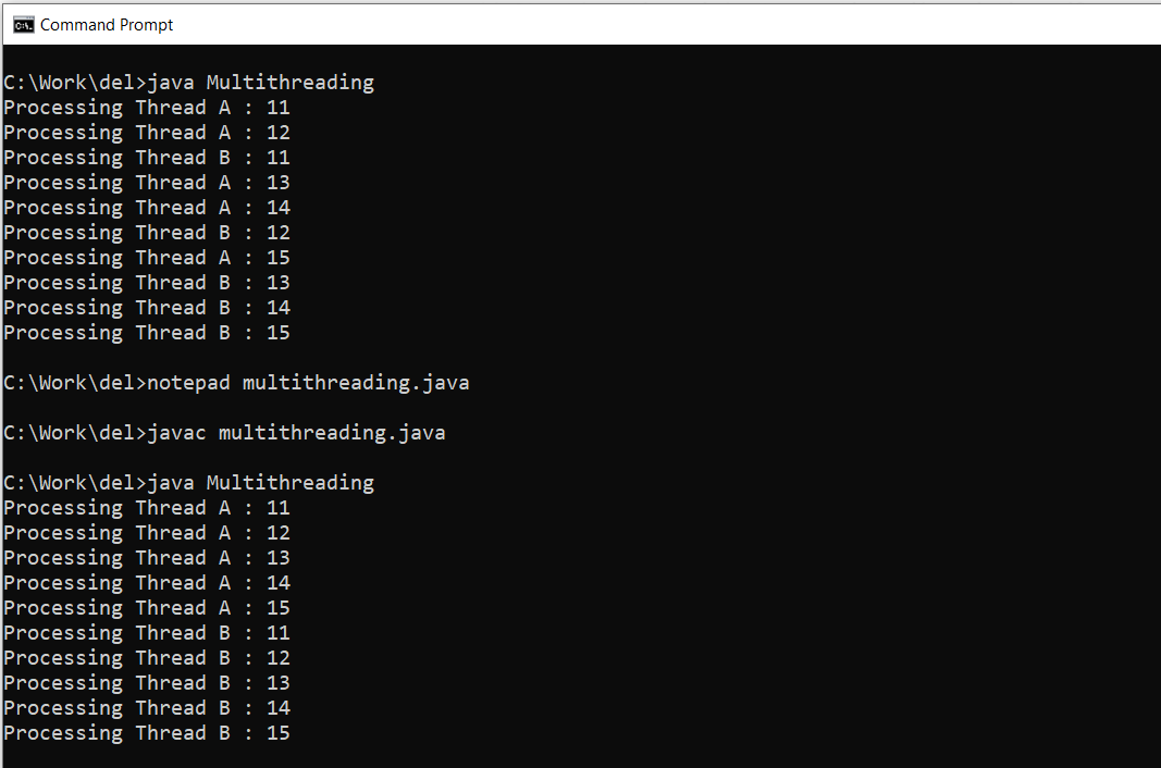 Java | Multithreading. Concurrent execution of multiple… | by Prayukti Jain | The Startup | Medium