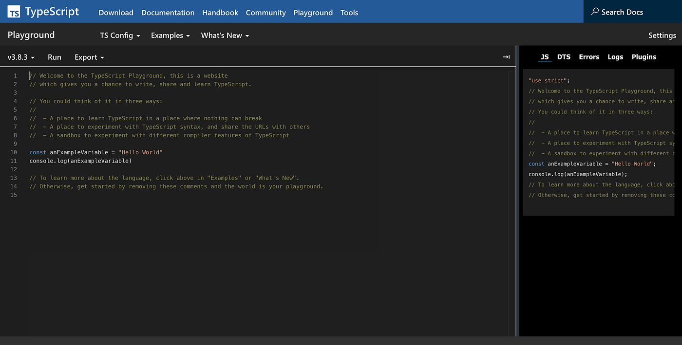 Getting started with TypeScript for the uninitiated. | by Peter Ayeni | Weekly Webtips | Medium