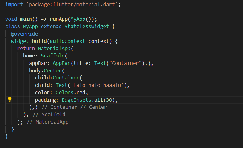 Tutorial Flutter — Layout. Tutorial Flutter membuat Layout | by Alfi Naufal | Medium
