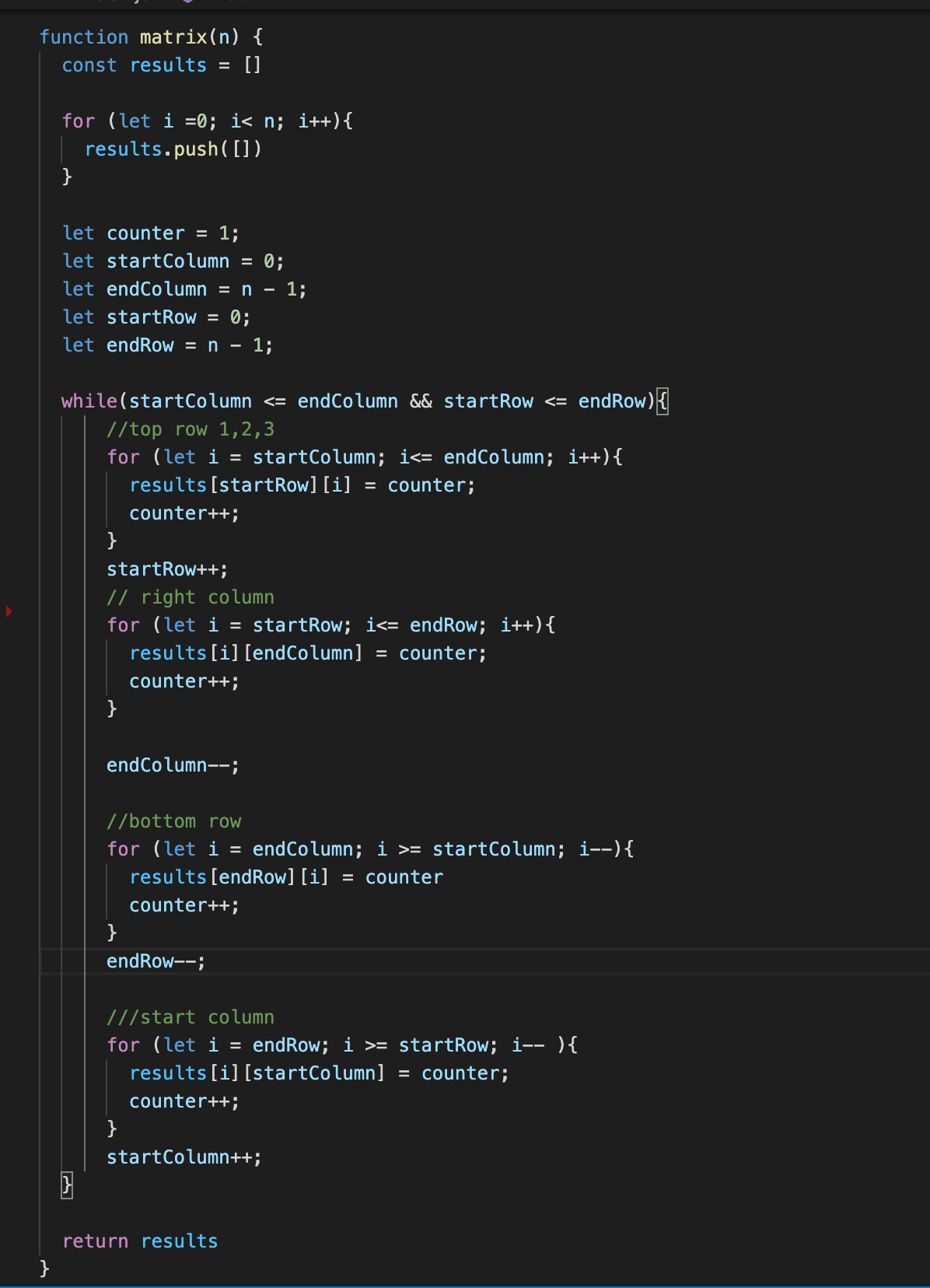 Data Structure and Algorithm Common Interview question the Matrix ...