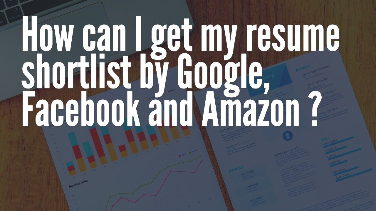 How to Create Impressive Resume | Resume which can get you shortlist at ...