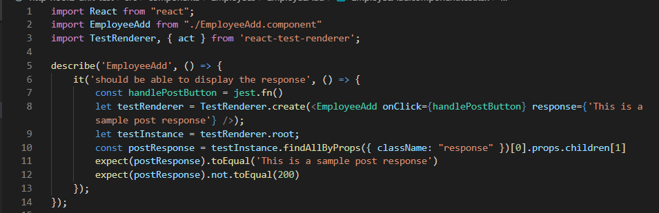 Unit testing State/Prop changes in React using react-test-renderer | by ...