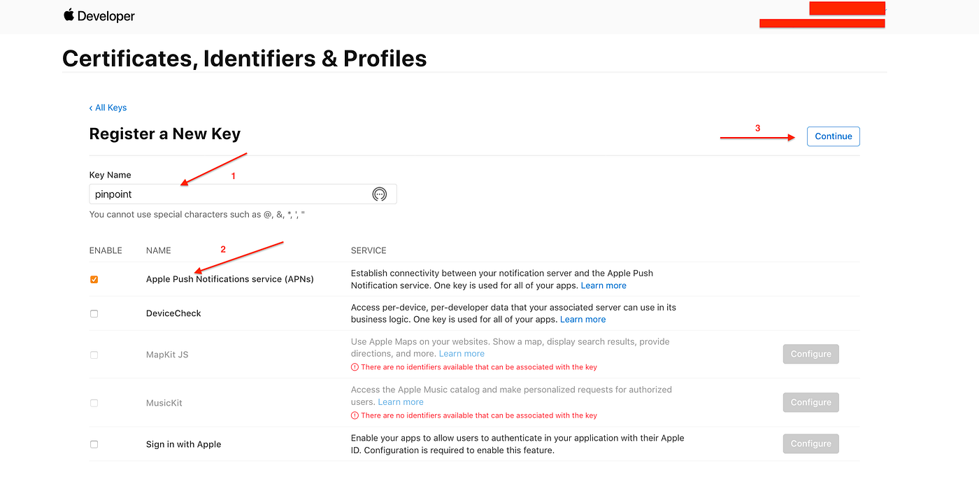 How to Send Push Notifications to iOS Devices Via .p8 Key using Amazon Pinpoint | by Amos | Medium