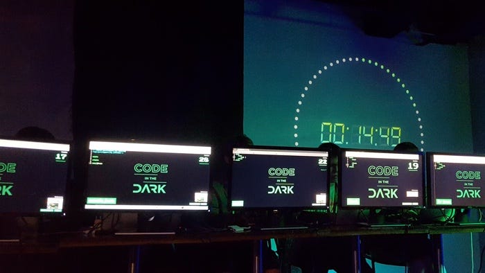 Code in the Dark at DevFest.Asia 2016 | by Thai Pangsakulyanont | Medium