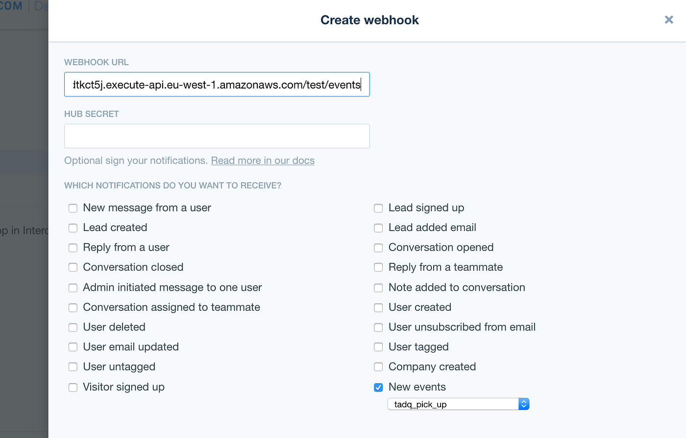 Tutorial: Using Intercom with AWS Lambda | by Cathal Horan | Medium