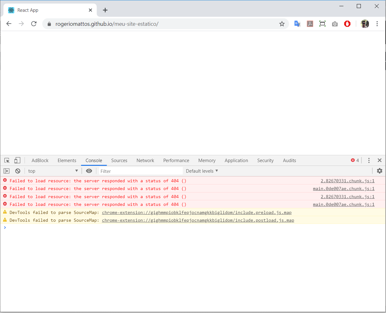 Como Hospedar Um Site Feito Em React Usando O Github Rogeriomattos