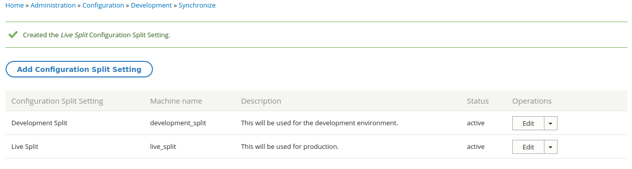 How to use Configuration Split Module in Drupal 8 | by Subhadeep Bhandari | Medium
