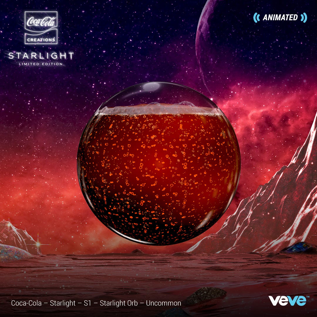 Coca-Cola Creations— Starlight. Coca-Cola returns to VeVe on Sunday, 10 ...