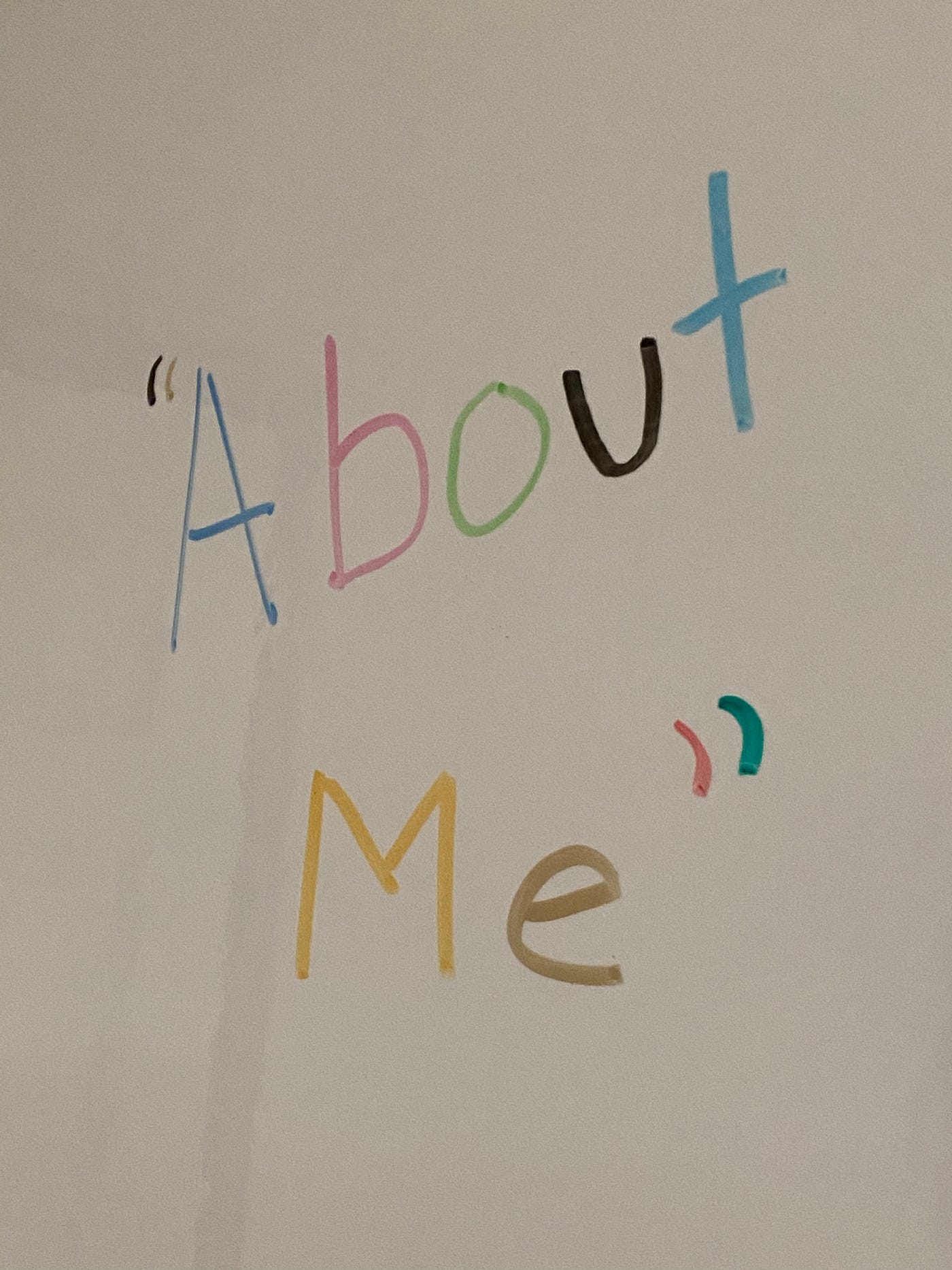 How to Write an “About Me”. Great to feel there is no character… | by ...