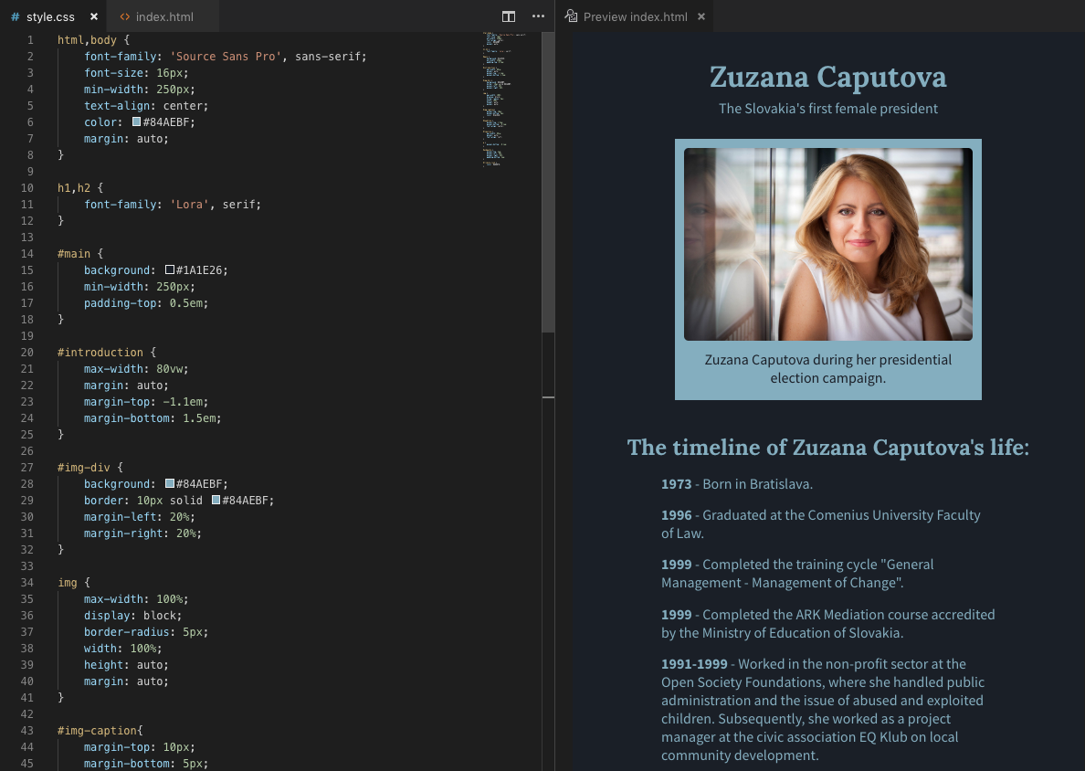 My first Responsive Web Design project | by Libor Marko | Medium