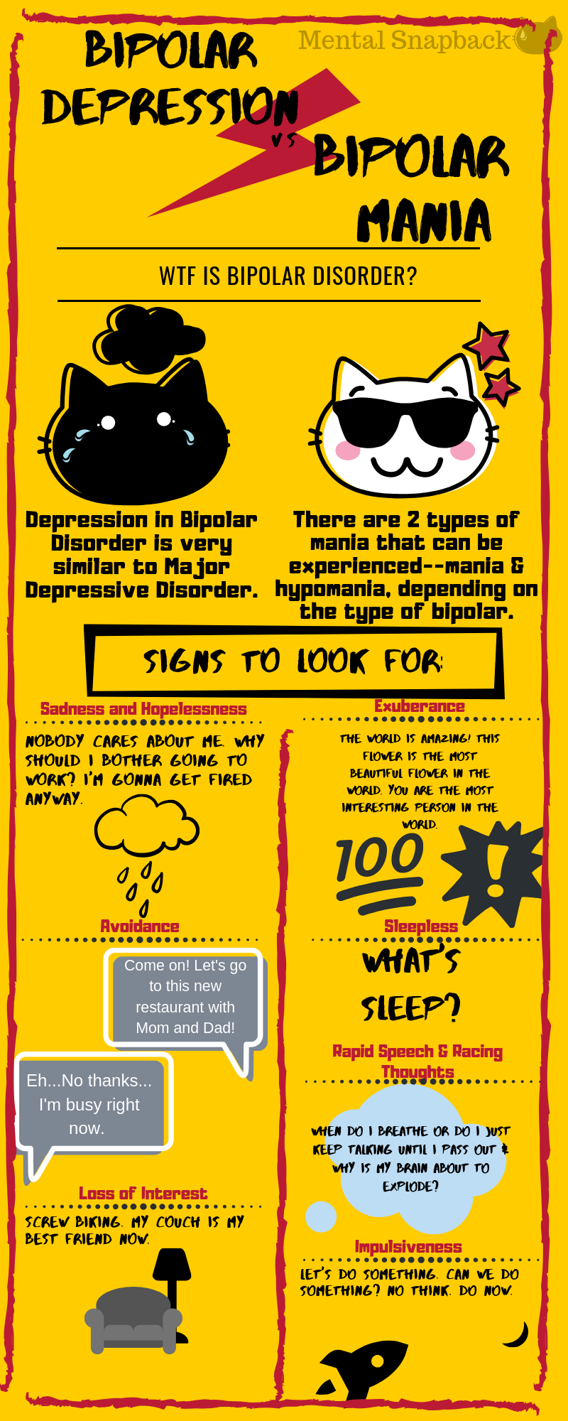 Bipolar Disorder: Mania vs Depression | by Samantha Melvin | Medium